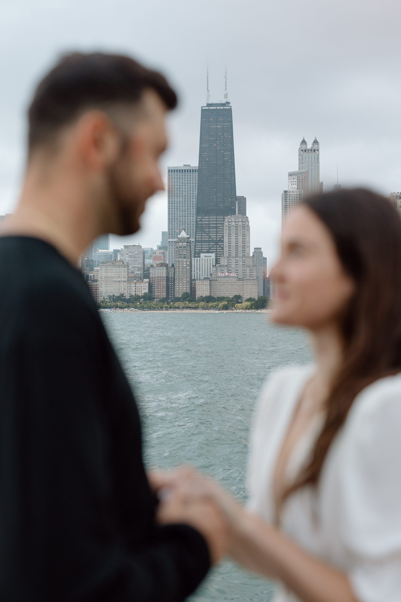 Chicago Skyline Engagement Session | Isabelle + Jake