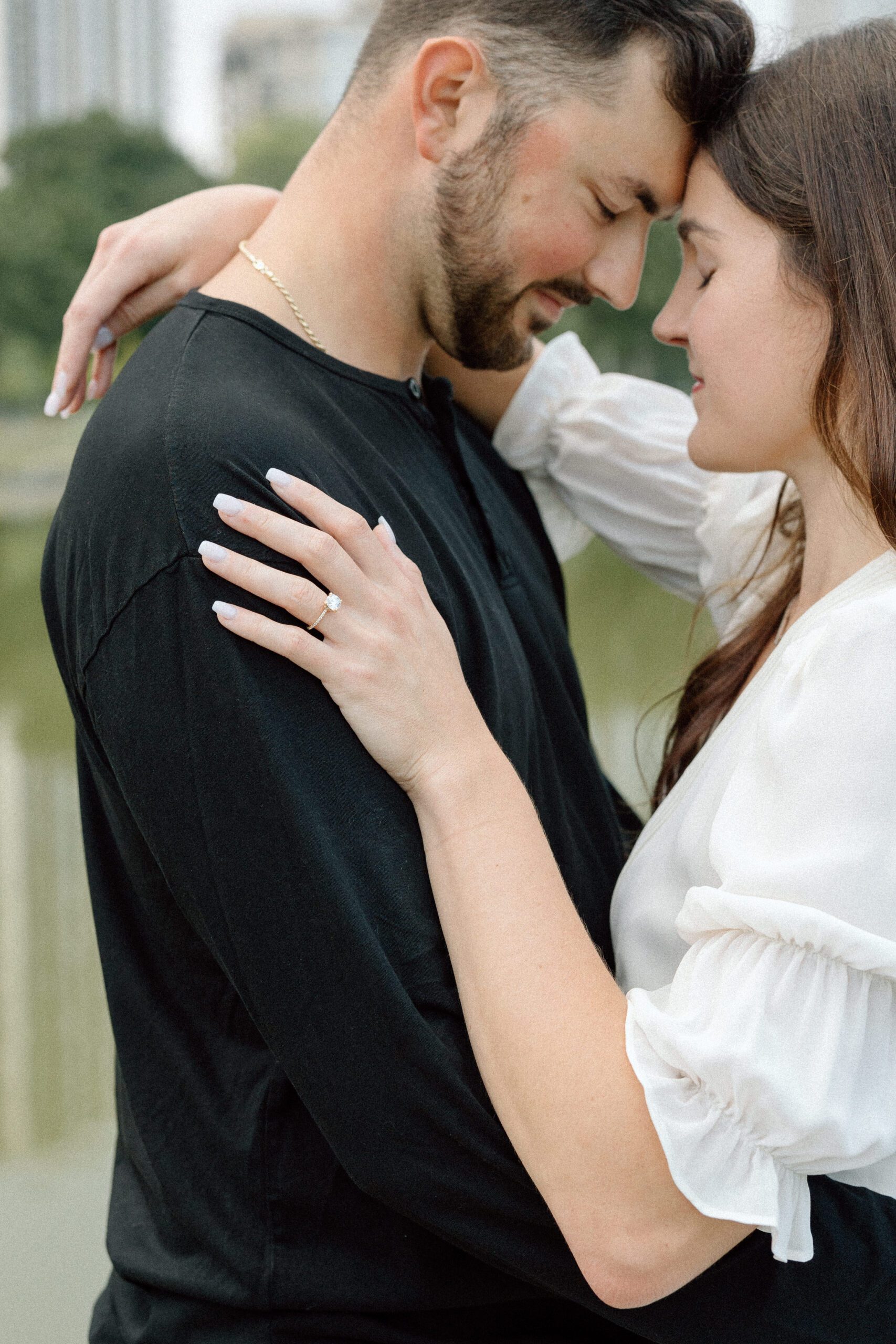 Chicago Skyline Engagement Session | Isabelle + Jake